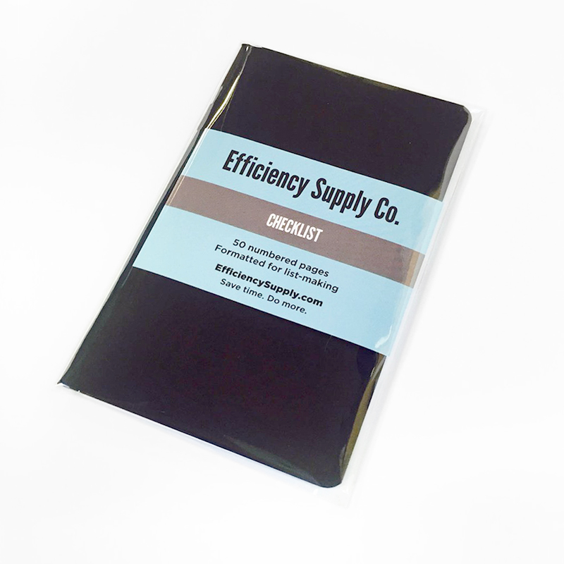 Pocket Notebook Checklist