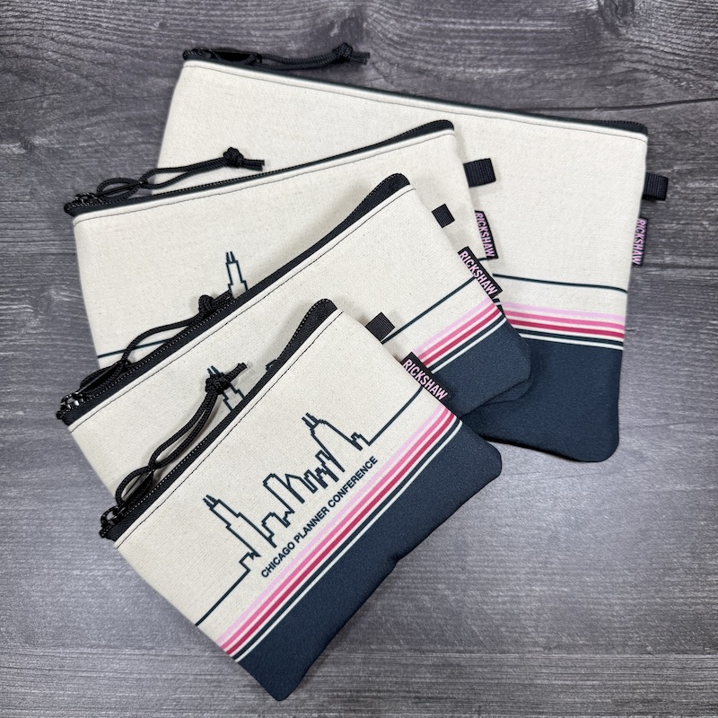 Zipper Pouches - Chicago Planner Conference 2025