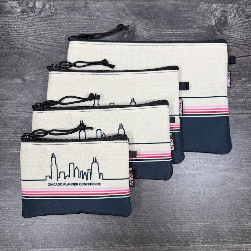 Zipper Pouches - Chicago Planner Conference 2025