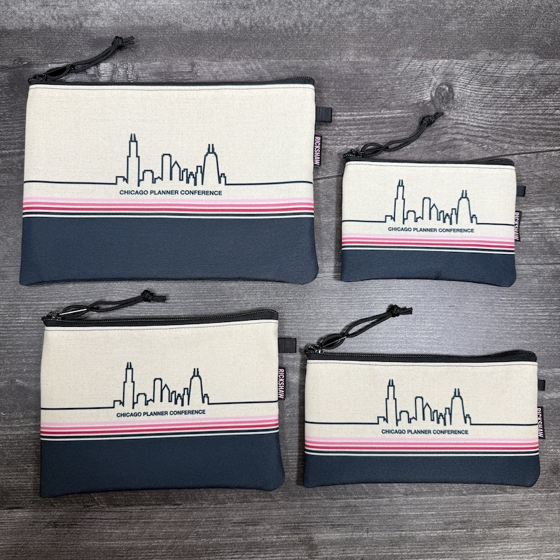 Zipper Pouches - Chicago Planner Conference 2025