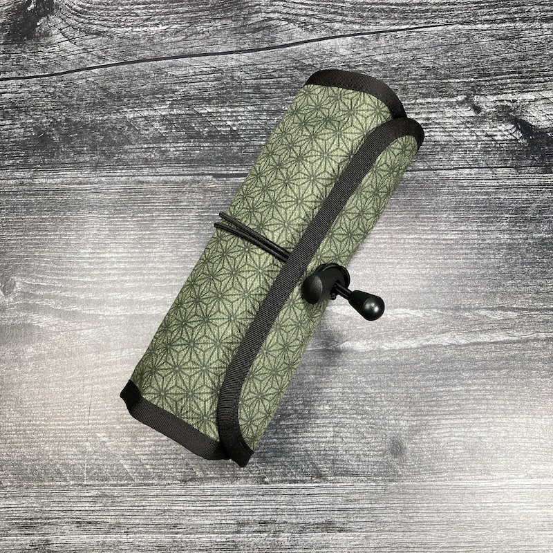 6-Pen Deluxe Pen Roll - Asanoha Performance Denim