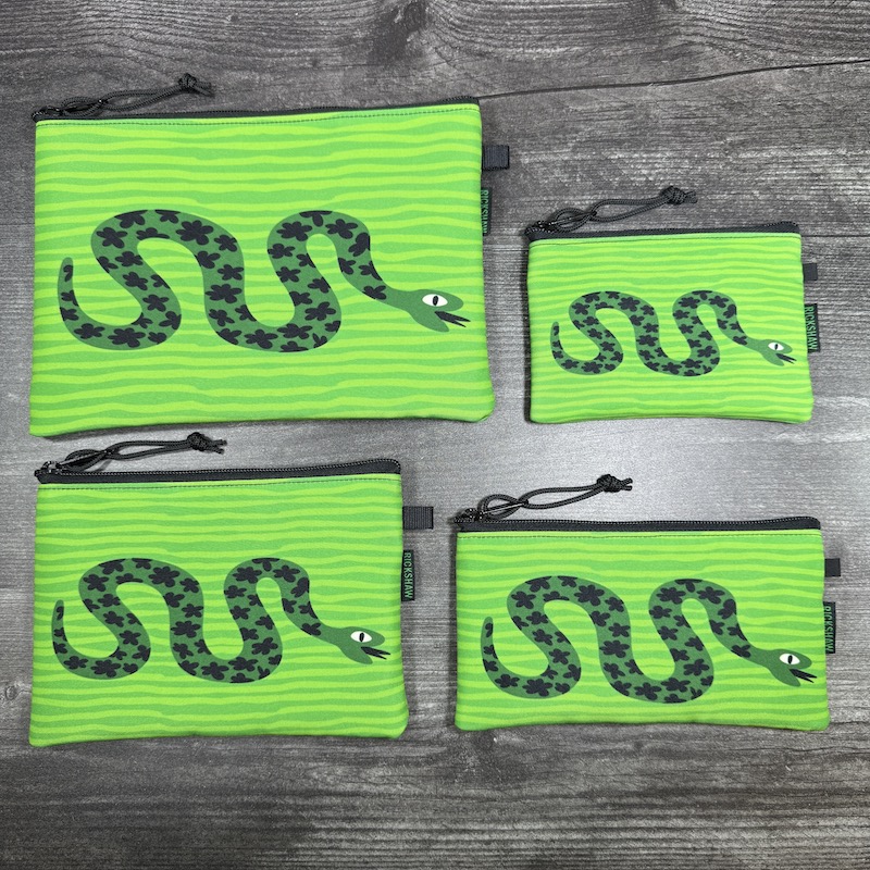 Year of the Snake Zipper Pouches