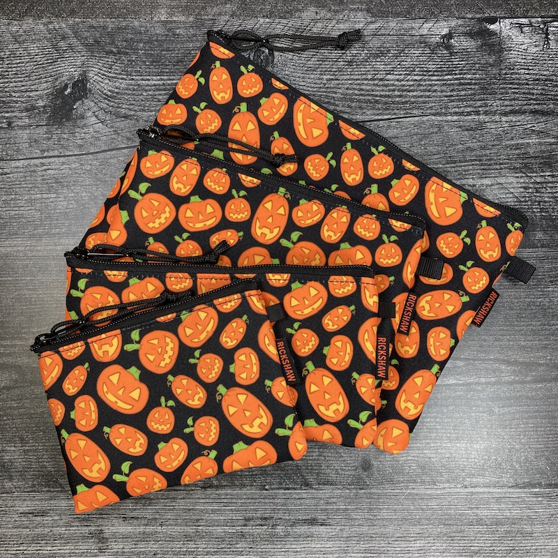 Pumpkin Jumble Zipper Pouches
