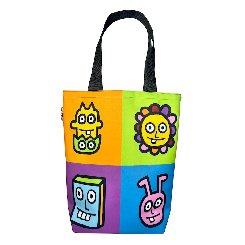 Grocery Tote - Blockheads 4 Square