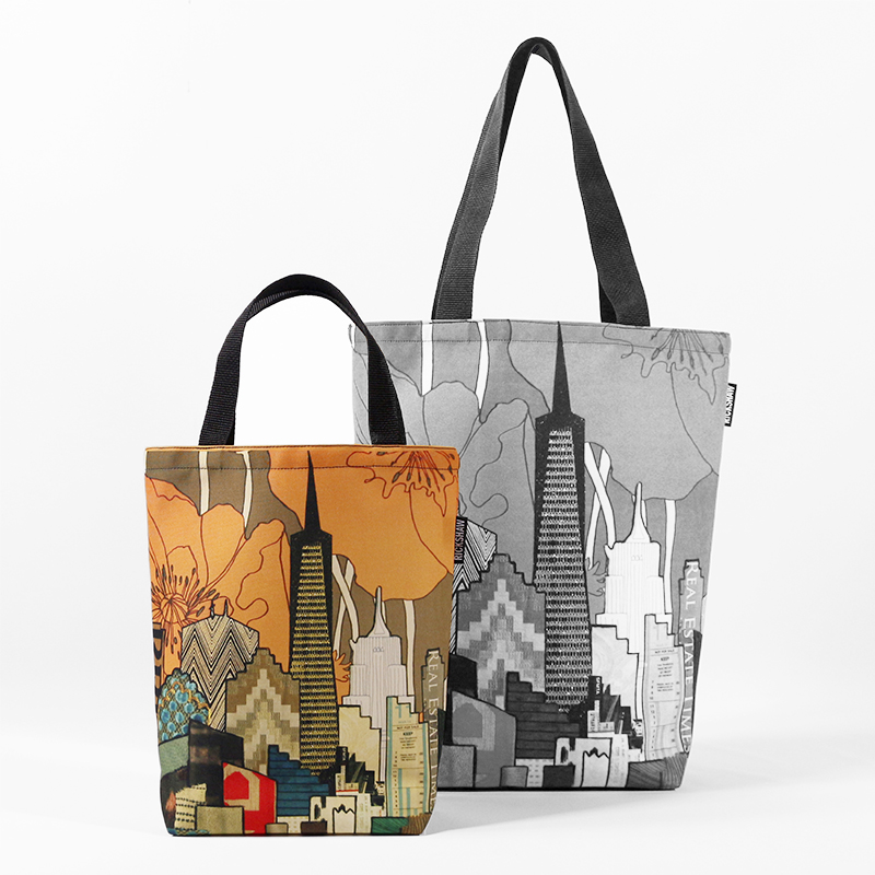 Jennifer Clifford: SF Skyline Poppy Mini Tote