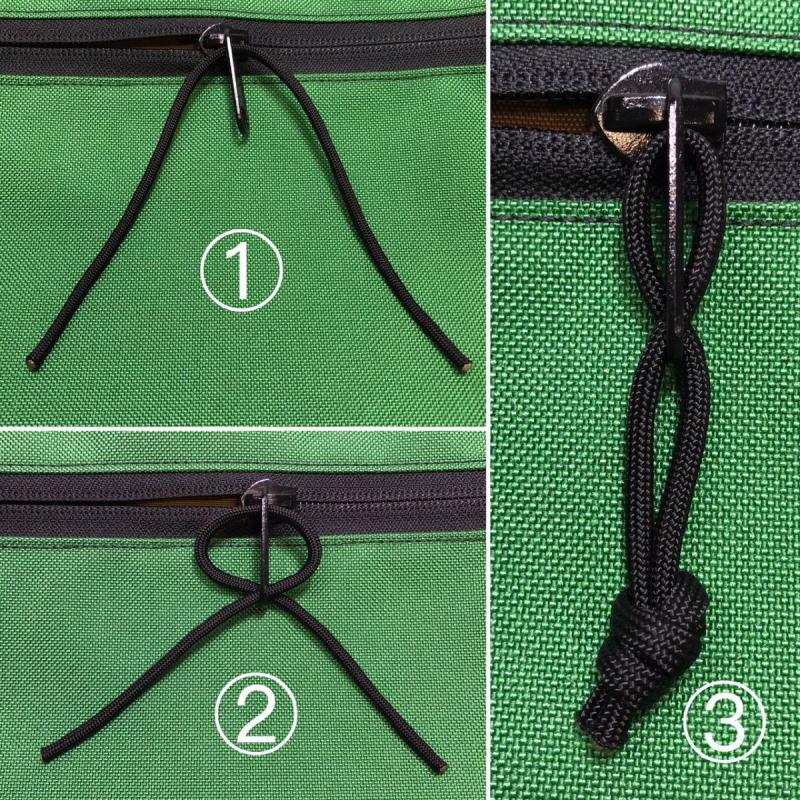 Paracord Zipper Pull