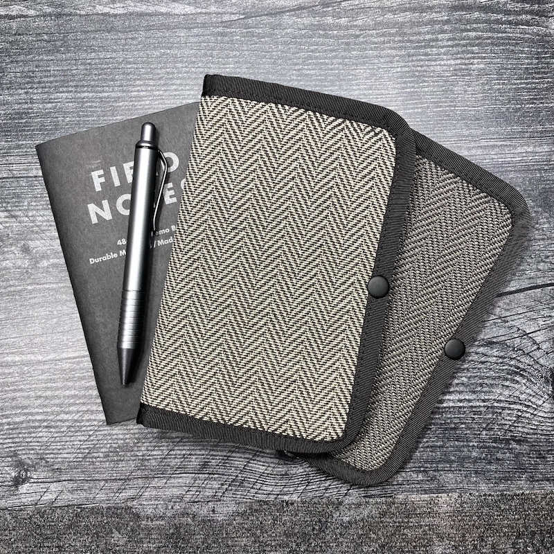 Pocket Notebook Folio - Performance Tweed