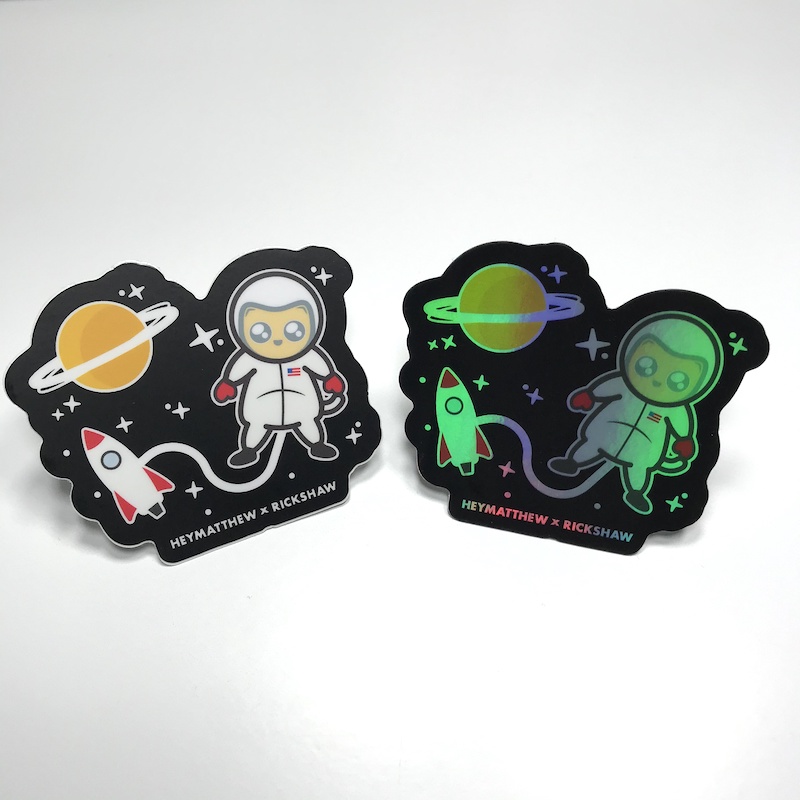 Space Cat Sticker Pack