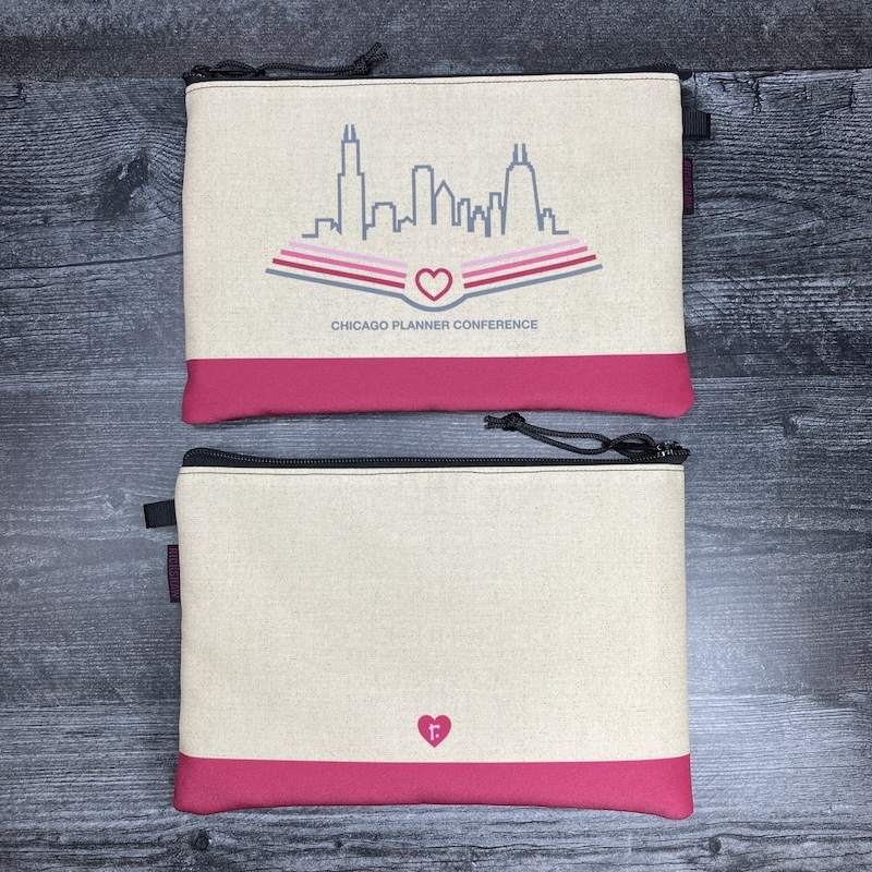 Zipper Pouches - Chicago Planner Conference 2024