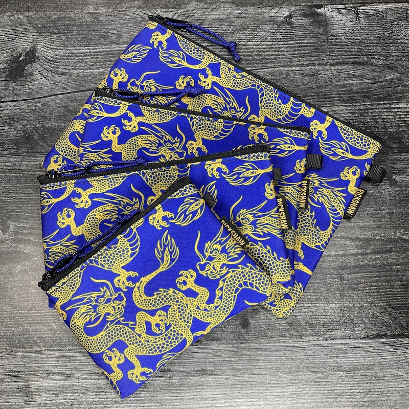Zipper Pouch Bundle - Dragons