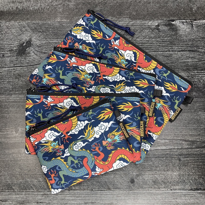 Zipper Pouch Bundle - Dragons