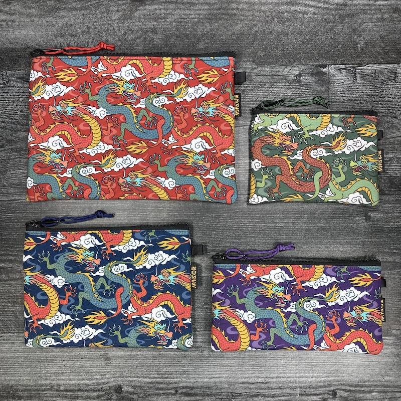 Dragons Zipper Pouches