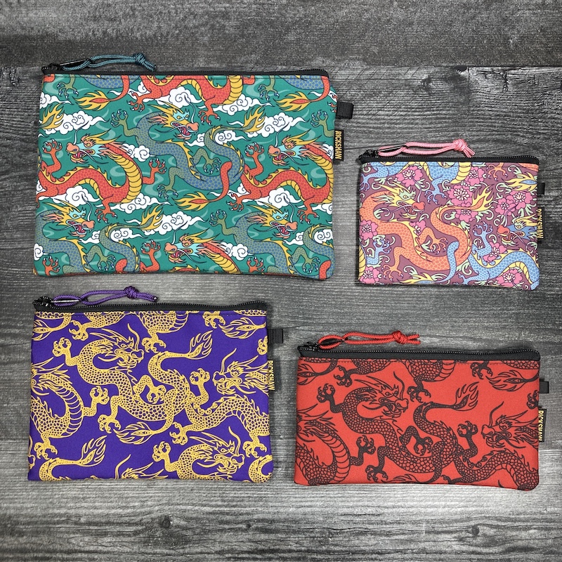 Dragons Zipper Pouches