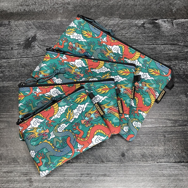 Zipper Pouch Bundle - Dragons