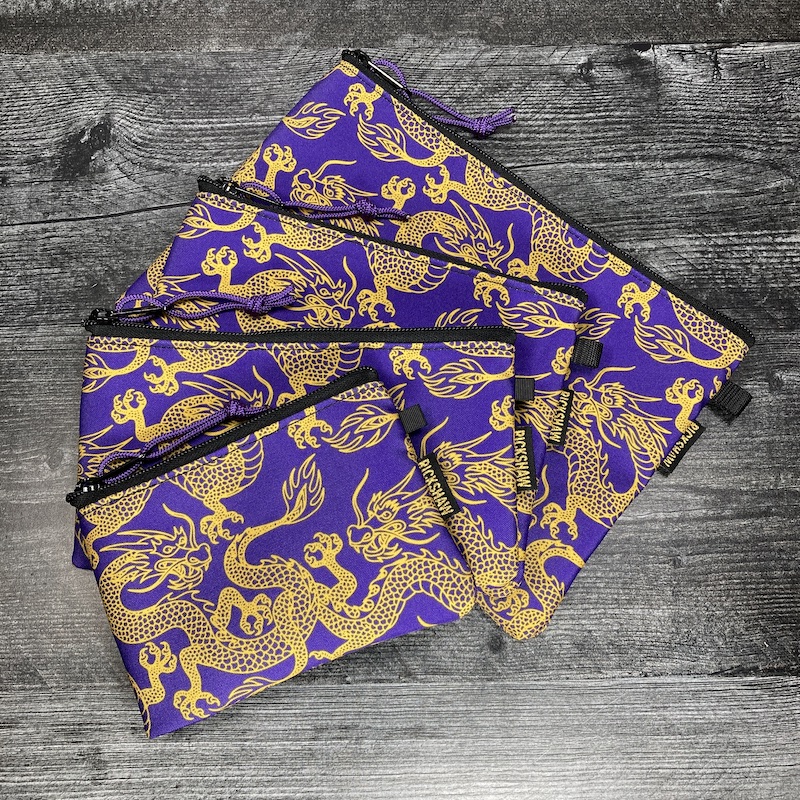 Zipper Pouch Bundle - Dragons