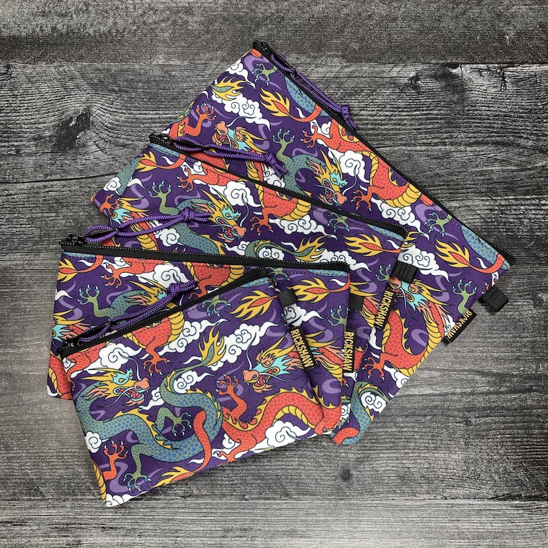 Zipper Pouch Bundle - Dragons