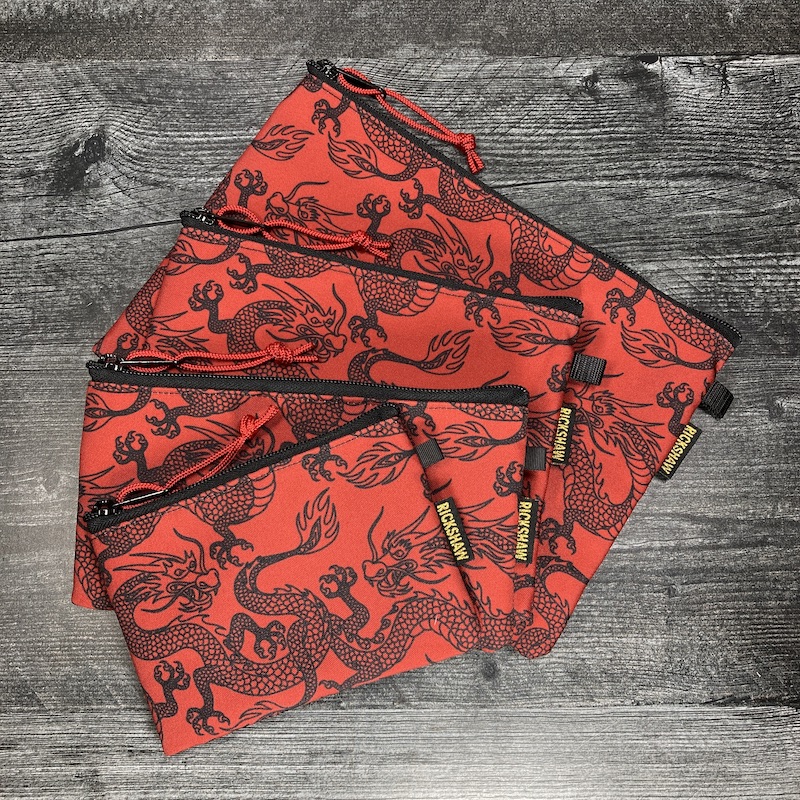 Zipper Pouch Bundle - Dragons