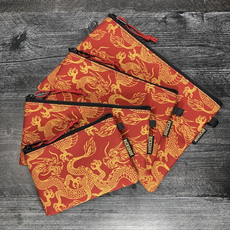 Zipper Pouch Bundle - Dragons