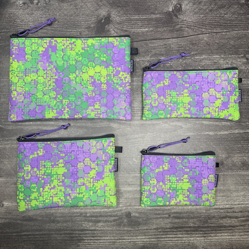 Zipper Pouches - Matrix Wisteria