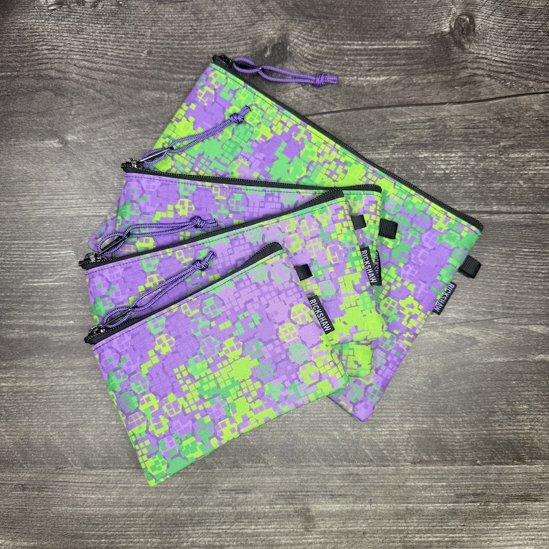 Zipper Pouches - Matrix Wisteria