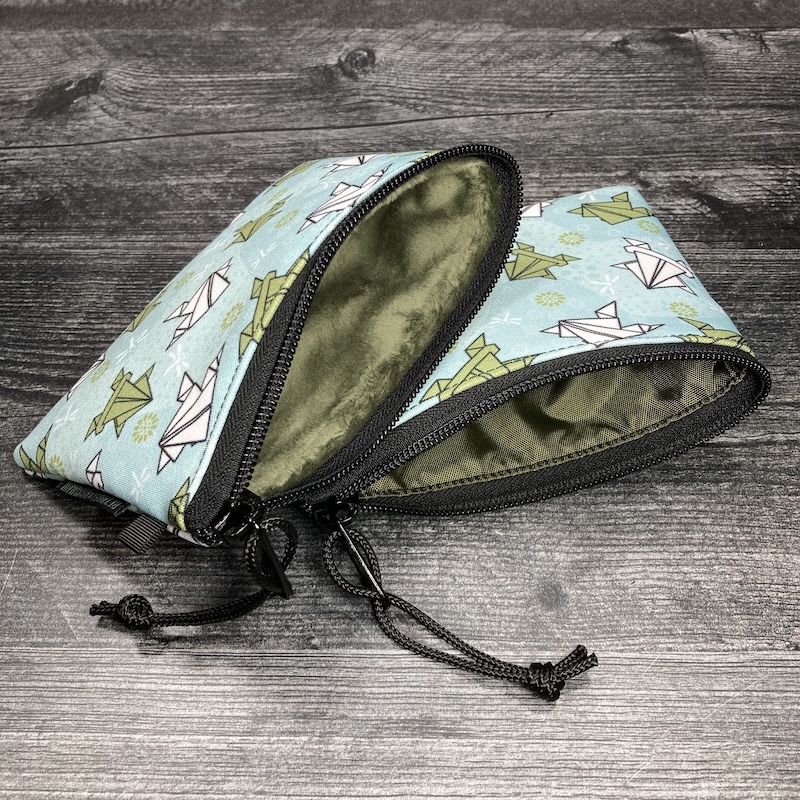Zipper Pouch Bundle - Origami Frogs