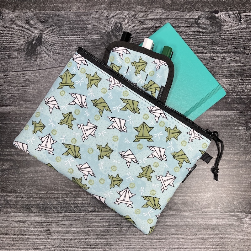 Zipper Pouch Bundle - Origami Frogs