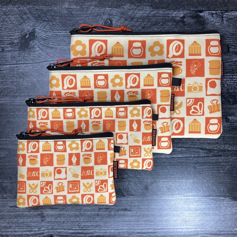 Zipper Pouch Bundle - Stationery Icons