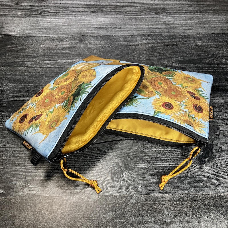 Zipper Pouch Bundle - van Gogh Sunflowers