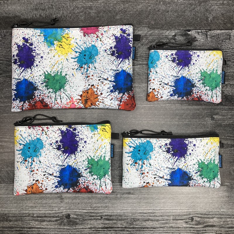Zipper Pouch Bundle - Zodiac Splatter