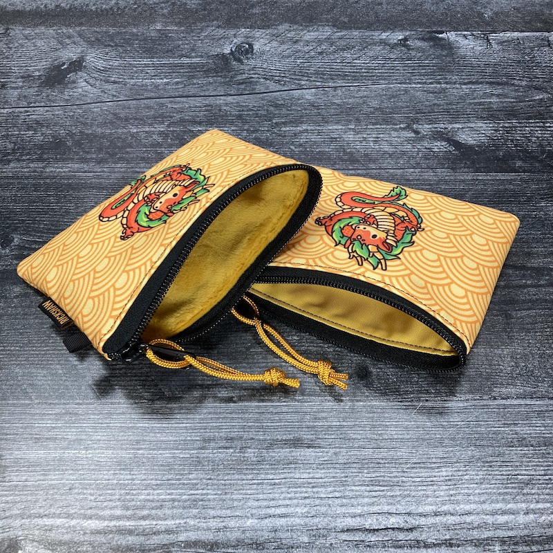 Kawaii Dragon Zipper Pouches