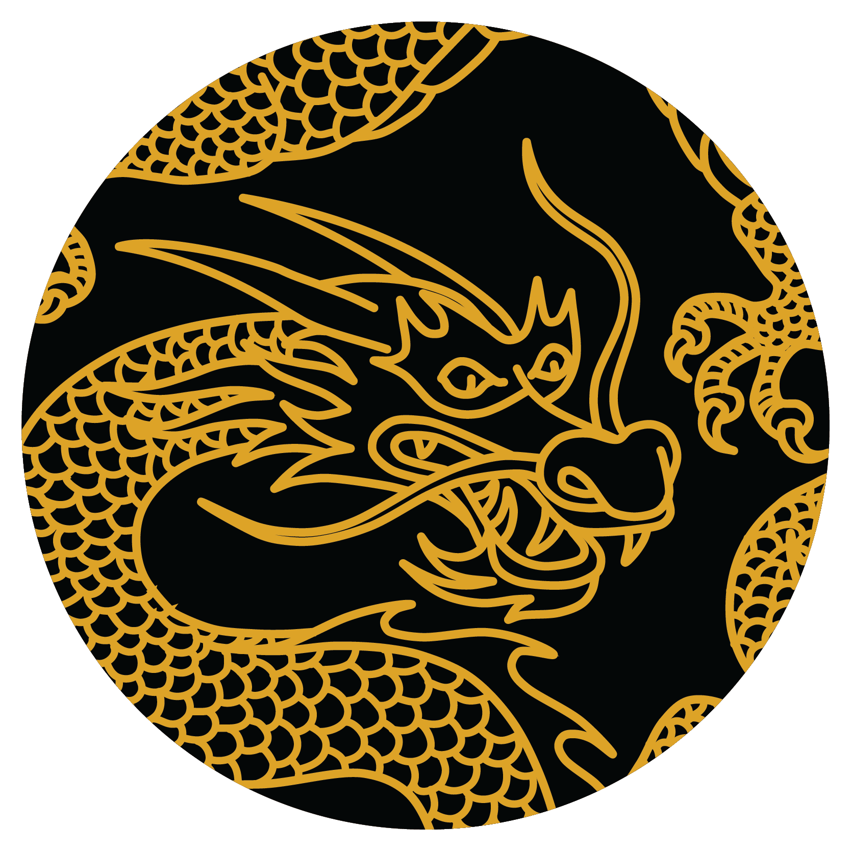 Single Pen Sleeve - Chinese Dragons