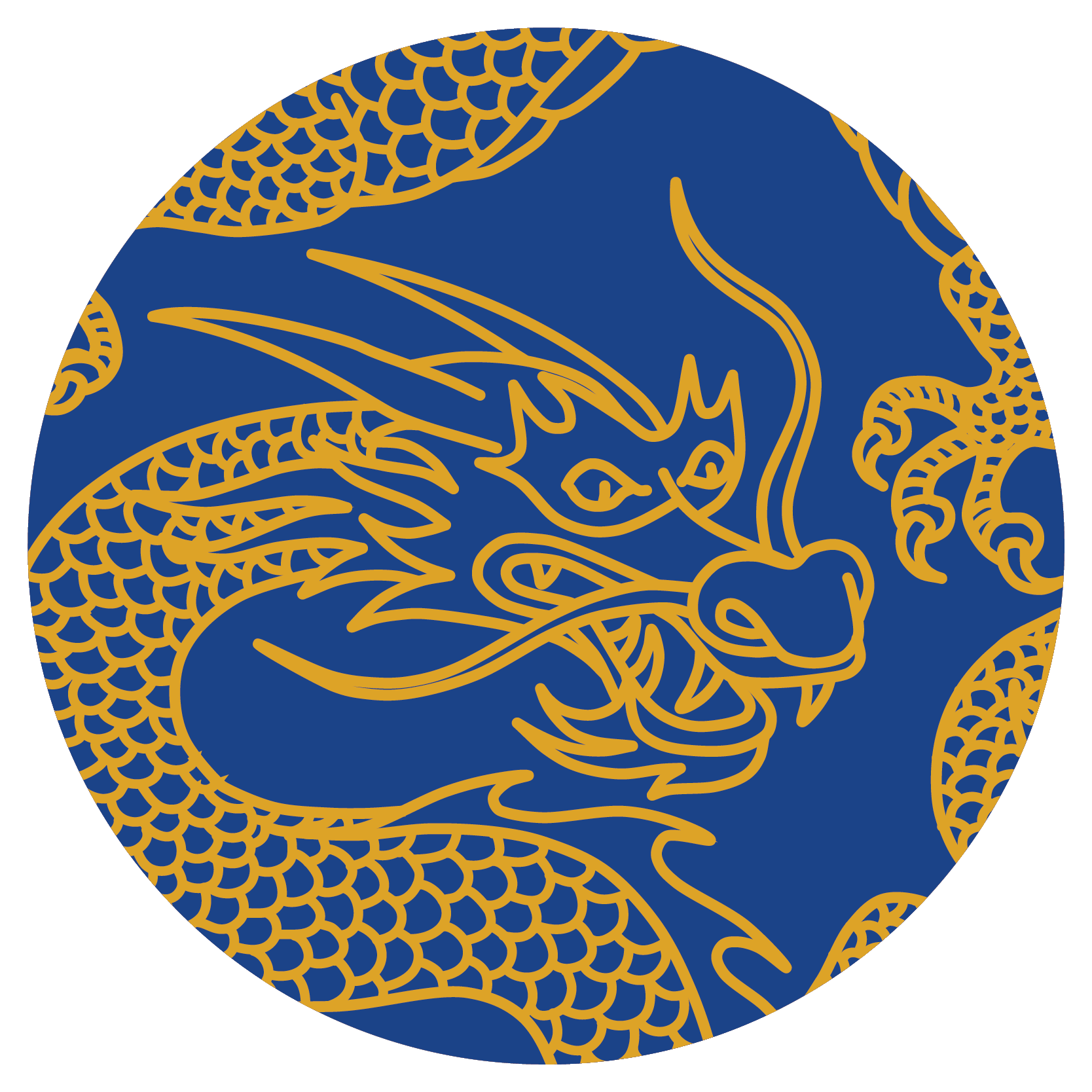 Single Pen Sleeve - Chinese Dragons