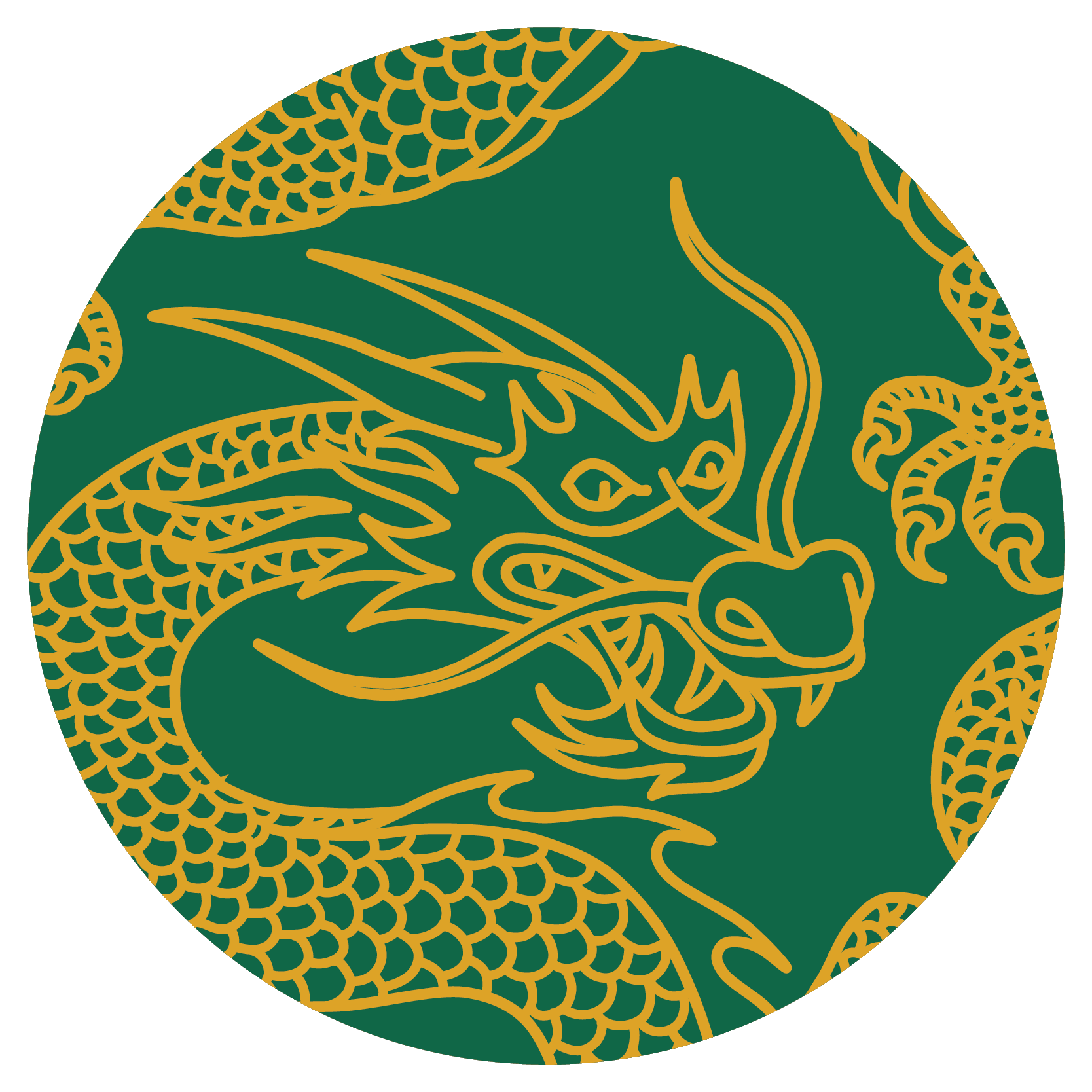 Single Pen Sleeve - Chinese Dragons